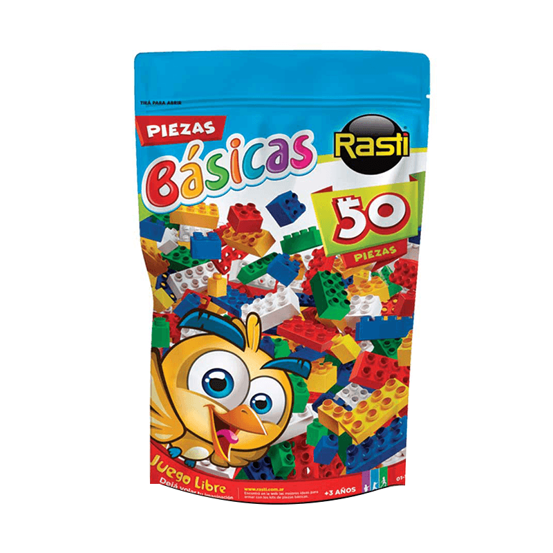 Bloques Doypack Rasti 50 Piezas Básicas - ShopGallery